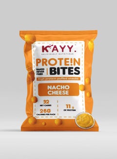 Kayy High Protein Baked Buffed Bites Nacho Cheese Flavour 60 grams ...
