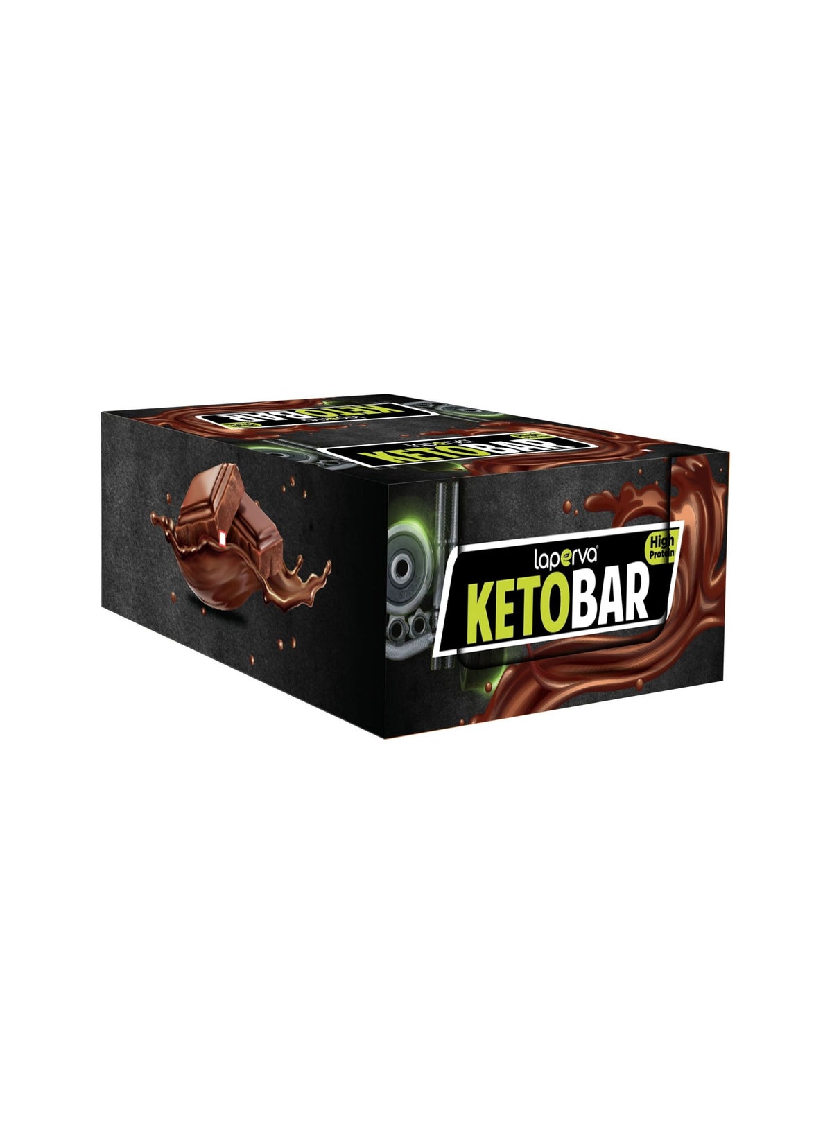 Laperva Keto Bars - 71% Less carb,Low Calorie, High Fiber, Vegetarian ...