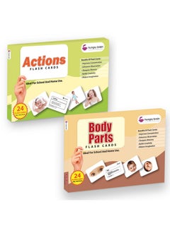 Hungry Brain hungry brain Flash Cards for Toddlers, 48 Body Parts ...