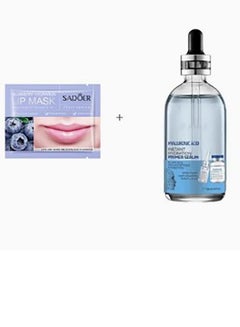 SADOER The care set consists of (hyaluronic acid serum - lip mask with blueberry extract) KSA ...