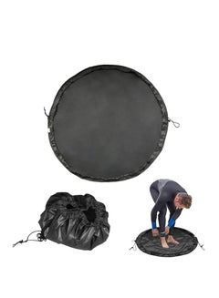 Excefore Wetsuit Changing Mat, Black Waterproof Surf Change Mats ...