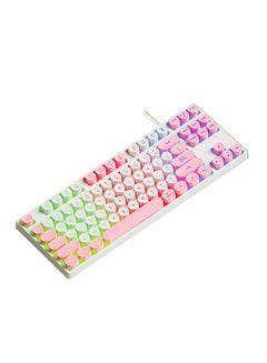Generic Dark Alien DK100 87 Keys Hot Plug-In Glowing Game Wired Mechanical Keyboard, Cable ...