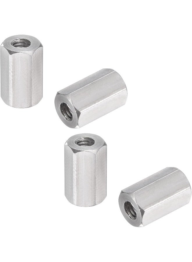 Royal Apex Stainless Steel Threaded Rod Connector Long Nuts Hexagonal ...