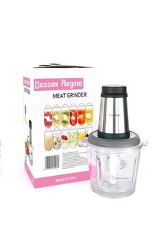 Dessini Regina Food Chopper,Electric Meat Grinder ,Quad Stainless Steel ...
