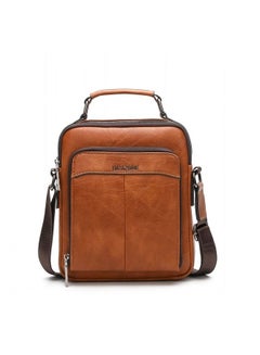 Datazone Messenger bag with zipper closure and adjustable strap Light ...