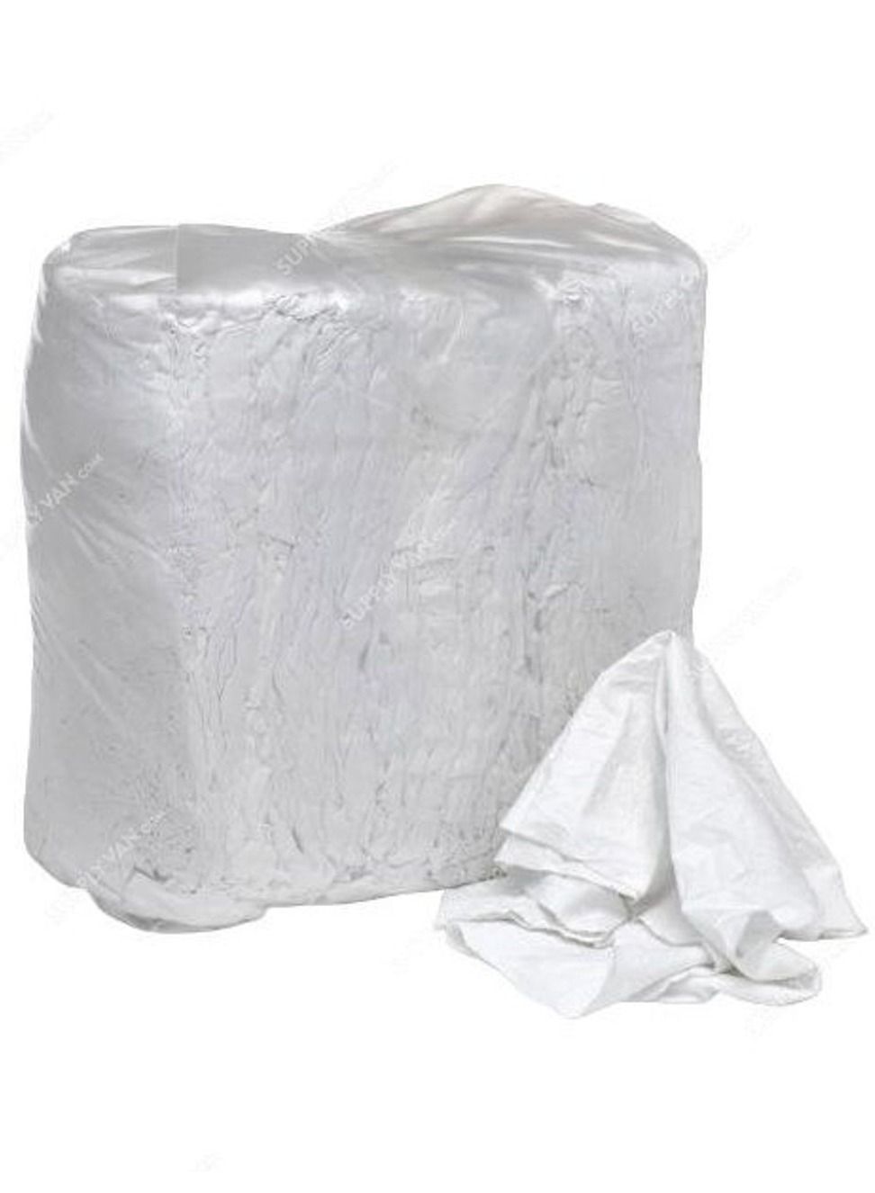RACO Cotton Waste Rags Premium Knit Cotton Cloth Wiping Rags-5KG (WHITE ...