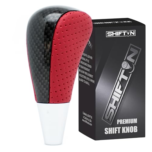 SHIFTIN SHIFTIN Leather Wood Gear Shift Knob for Toyota Avalon Yaris ...