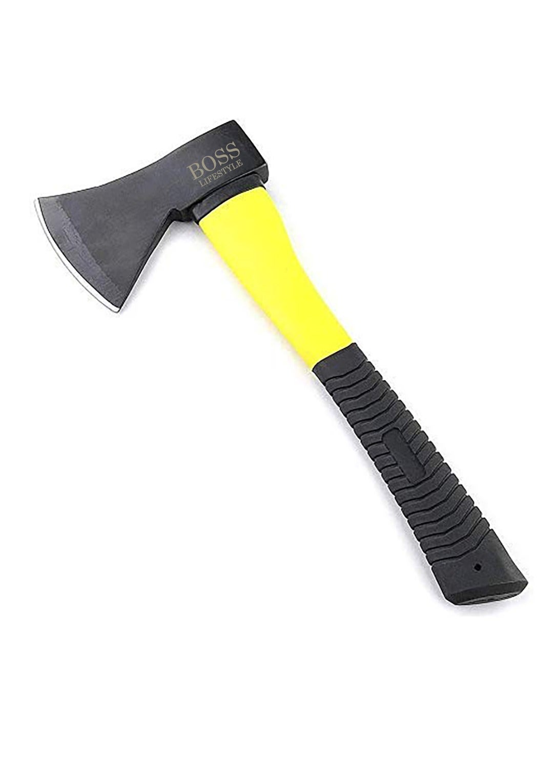 BOSS LIFE STYLE Gardening Tools Hatchet Axe Fiberglass Body Rubberized ...