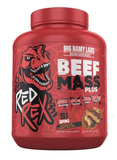 BIG RAMY LABS Big Ramy Labs Red Rex Beef Mass Plus, Chocolate Peanut ...