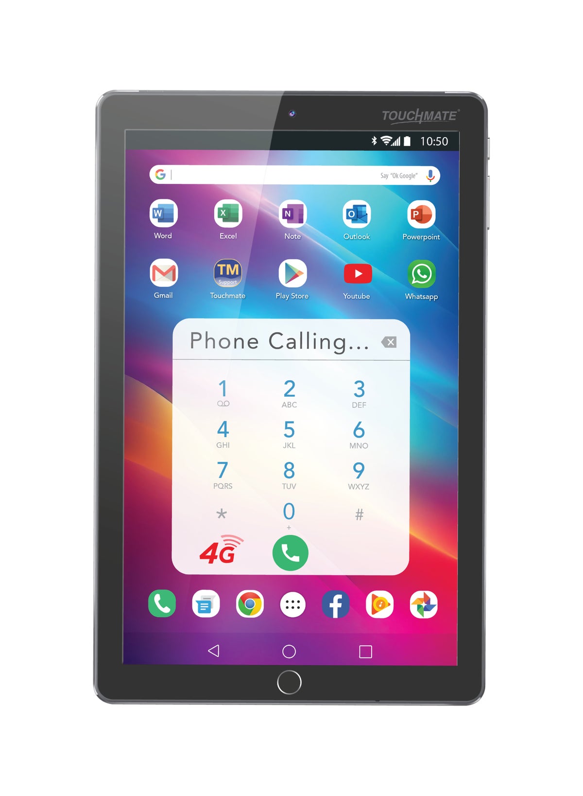 TOUCHMATE 10.1 Inch 4G Calling Tablet with MS OFFICE and Worth Dhs 380 ...