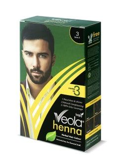 Bajaj Veola Henna Men Herbal Hair Colour 3 Black 60g KSA | Riyadh, Jeddah