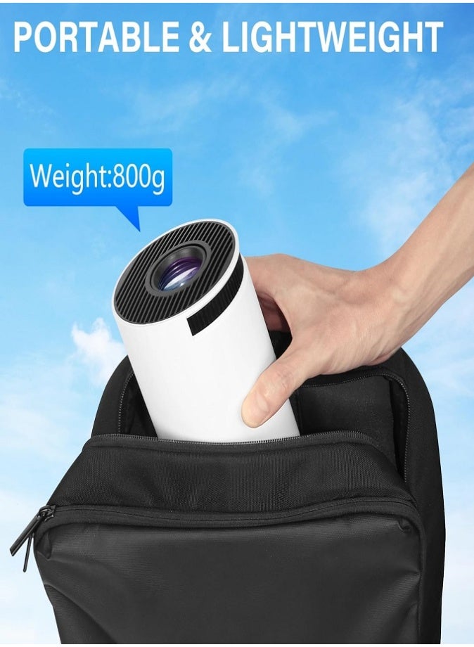 Buy Mini Portable Smart Projector with Speakers – 1080P HD with WiFi 6 ...