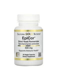 California Gold Nutrition EpiCor Dried Yeast Fermentate 500 mg 30 ...