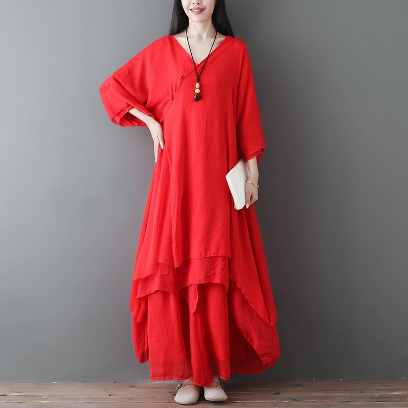 Generic 2024 Zen Dance Clothing Women's Suit Chinese Style Zen Fairy ...
