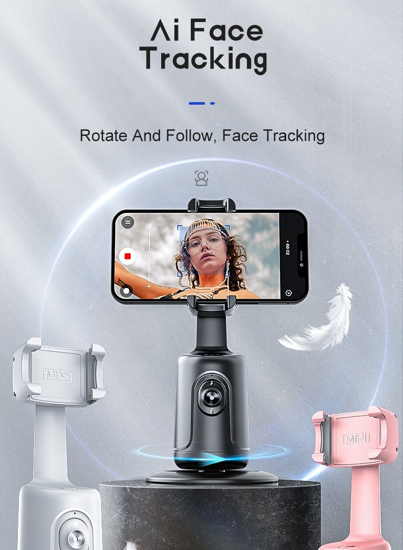 Generic P01 Smart AI Face Tracking 360° Phone Gimbal Stabilizer – Auto ...
