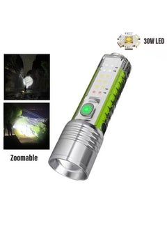 MOCOM Multifunctional Telescopic Zoom FlashLight Mini Small Torch Light ...
