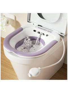 SKY-TOUCH Foldable Sitz Bath For Toilet Seat Sitz Bath for Hemorrhoids ...