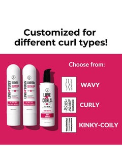 Love Ur Curls - Lus Shampoo & Conditioner Set With All In One Curl ...