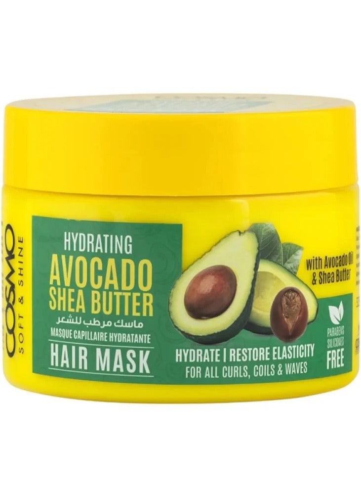 COSMO Soft Shine Avocado Shea Butter Moisturizing Hair Mask 325g | Best ...