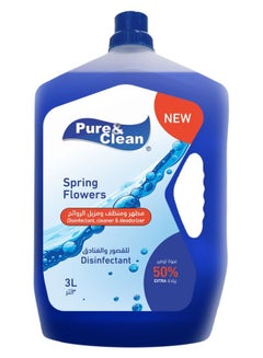 Pure & Clean Pure & Clean Disinfectant Cleaner 3L Spring Flowers KSA ...