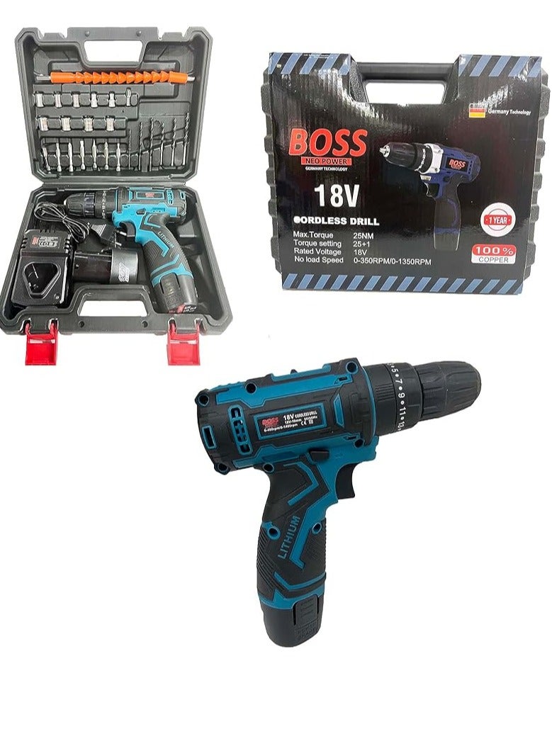 BOSS NEO POWER CORDLESS DRILL MACHINE 18V | Best Price UAE | Dubai, Abu ...