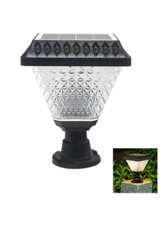 Generic Solar LED Main Gate Post Light for Home Garden Outdoor ...
