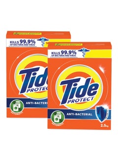 Tide Automatic Protect Antibacterial Laundry Detergent Powder 2.5Kg Pack of 2 UAE | Dubai, Abu Dhabi