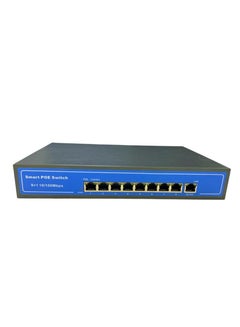 Generic Switch 9 Port Fast Ethernet 10/100Mbps PoE Switch 8 PoE+ Ports ...