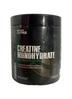 LIMITLESS Limitless Alpha micronized creatine monohydrate 300 gm ( 60 ...