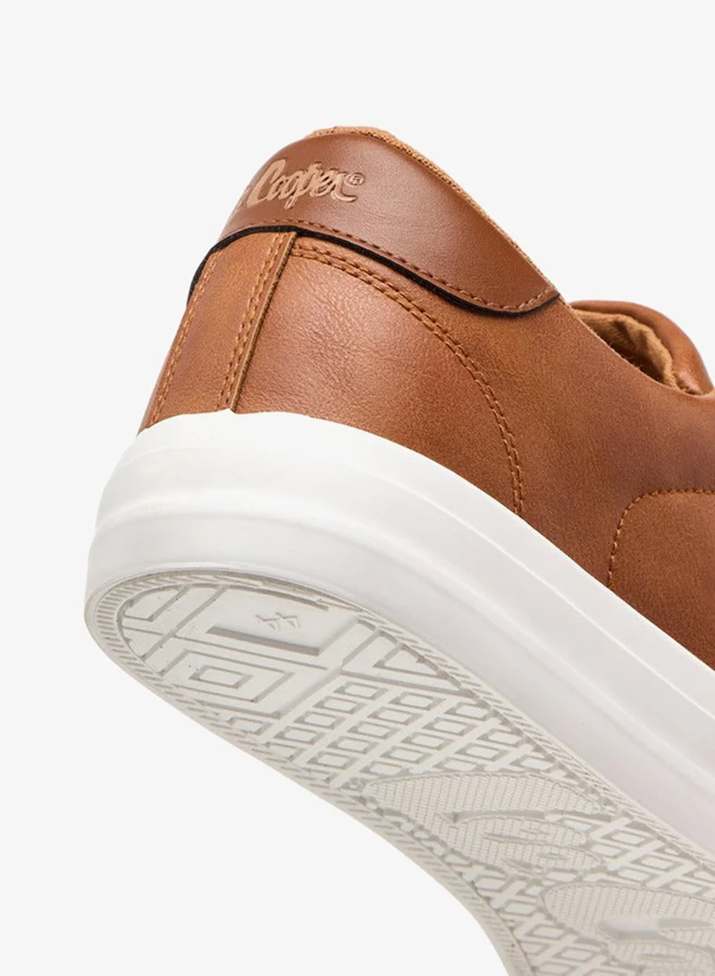 Lee Cooper TAN Men's Monotone Low Ankle Sneakers with Lace-Up Closure ...
