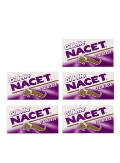 NACET O'clock 25 Stainless Double Edge Razor Blades KSA | Riyadh, Jeddah
