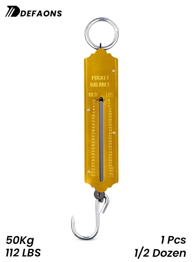 DEFAONS DEFAONS Pocket Balance Spring Scale Portable Hanging Weighing ...