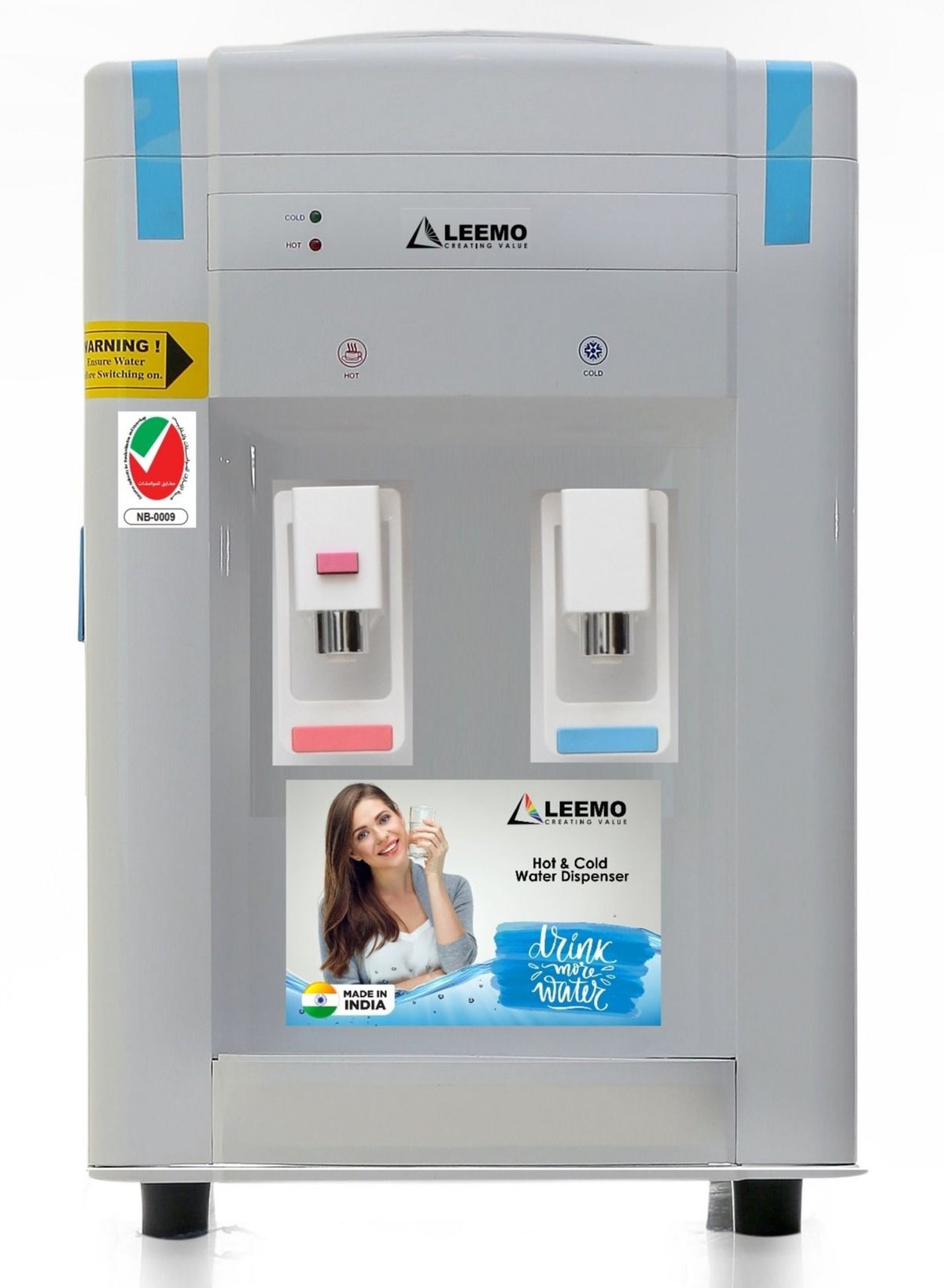 LEEMO LEEMO WATER DISPENSER HOT AND COLD TABLE TOP MADE IN INDIA 1 YEAR ...