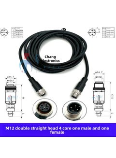 Generic Aviation Plug M12-4 Core 5 Core 8 Core Belt Line 2 Meters ...