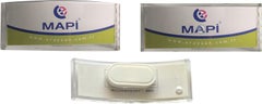Mapi Transparent Magnetic Name Tag (Rectangular) 75X25 Single KSA ...