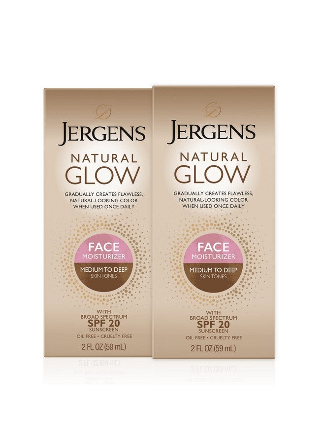 Jergens Jergens Natural Glow Face Self Tanner Lotion, SPF 20 Sunless ...