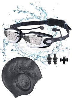QUTOOB Swimming Kit, Professional Waterproof Swimming Goggles With ...