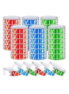 Excefore VIP Paper Wristbands for Events Colors 600 Counts Neon Wrist ...