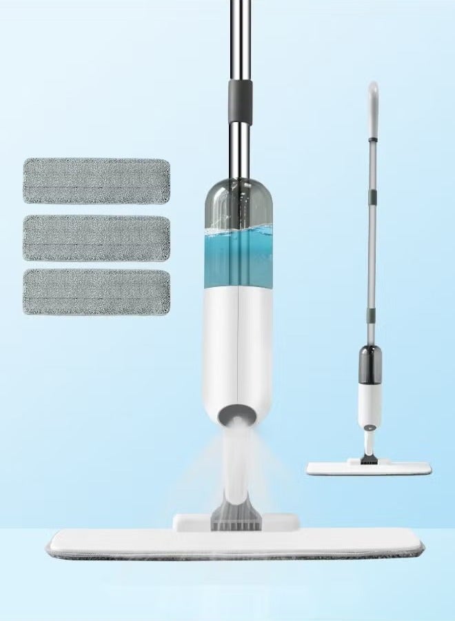 Haidue Spray Mop with 2 Washable Microfiber Pads-Cleaning Mop with ...