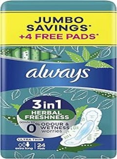 Always Always ultra 3in1 herbal freshness, ultra thin, extra long ...