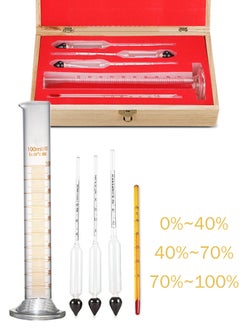 Generic Hydrometer Alcoholmeter ABV Test Kit for Homebrew Including ...