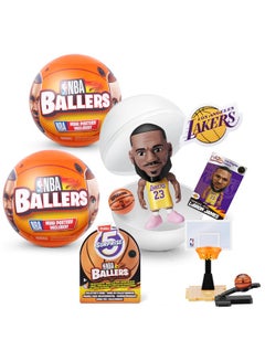 5 Surprise Nba Ballers Series 1 (2 Pack) Toy Mystery Capsule Figurine ...