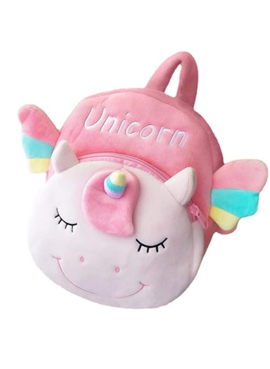GUDOO Kids Plush Backpack Mini Backpack for Girls Cute Toddler Backpack ...