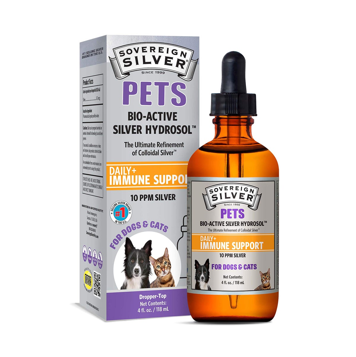 Sovereign Silver Sovereign Silver Pets Immune Support - Colloidal ...