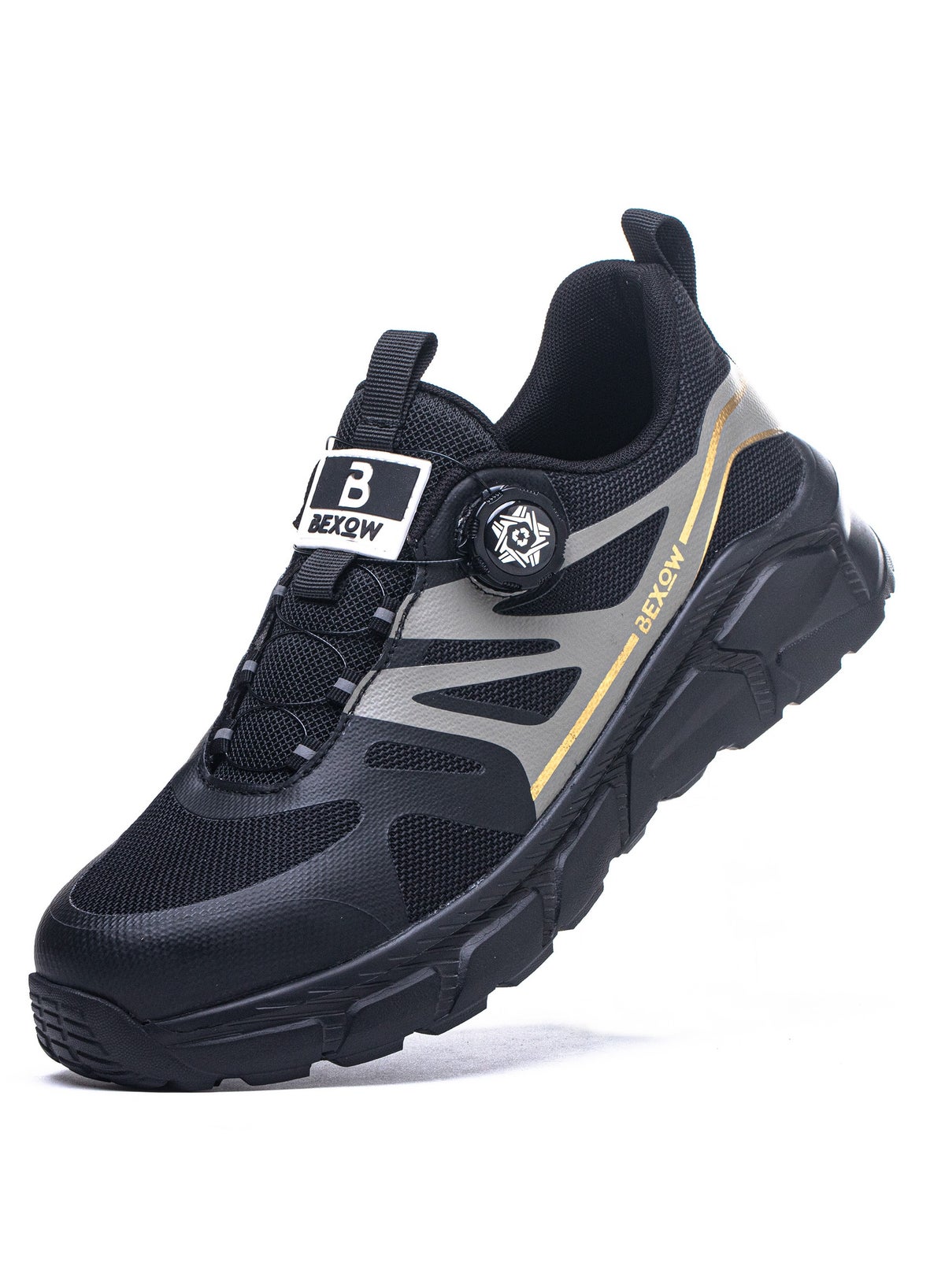 Bexow BEXOW Premium Safety Shoes Steel Toe Lightweight Slip Resistant ...