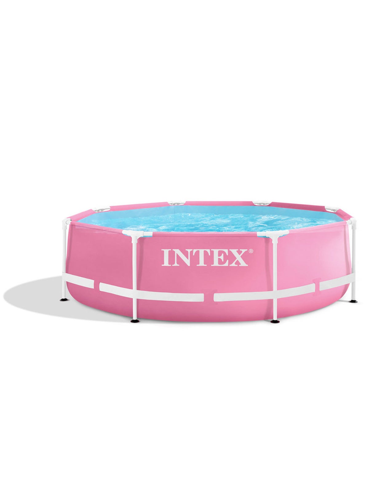 INTEX Pink Metal Frame Above Ground Pool - 8ft x 30inch | Best Price ...