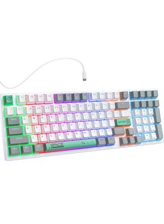 onikuma G38 Mechanical Keyboard Computer Office Game Wired Tea Axis 98 ...