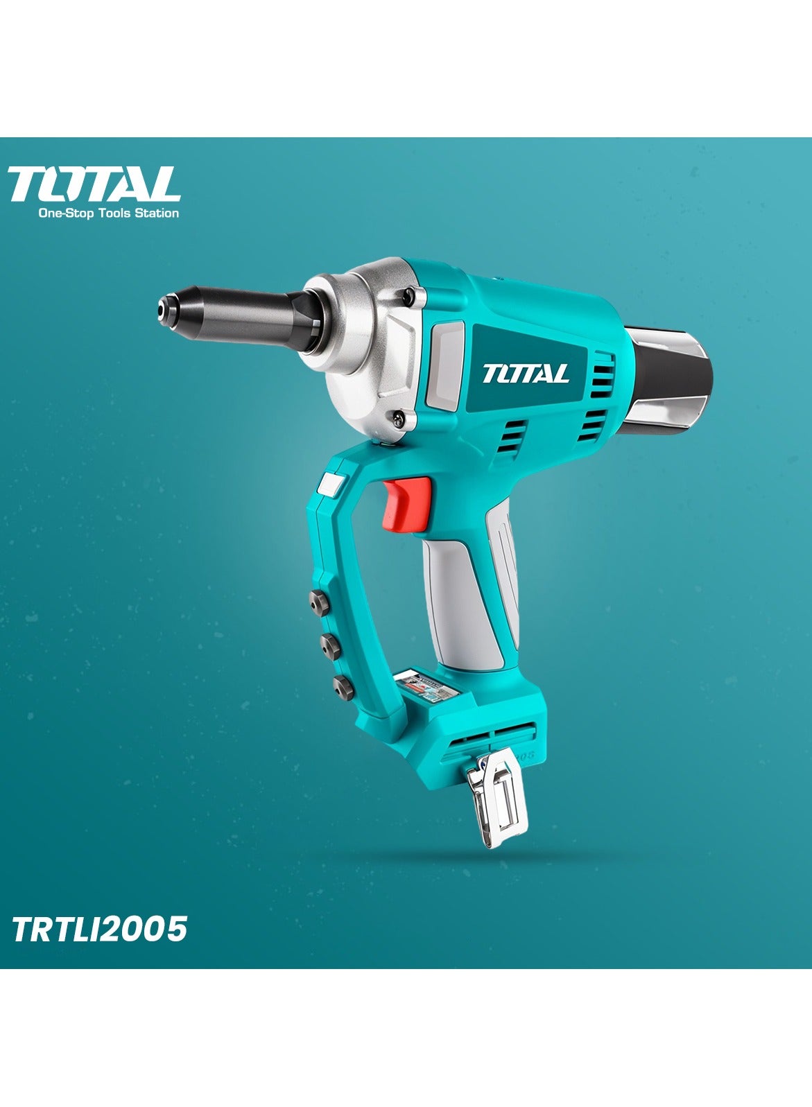 TOTAL TOTAL Cordless Rivet Tool High Power, Rechargeable Riveting Gun ...