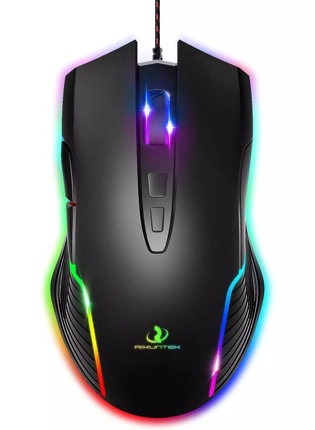 تسوق ريكونتيتش وماوس ألعاب MS009B RGB - مستشعر بصري 7200 نقطة في البوصة ...