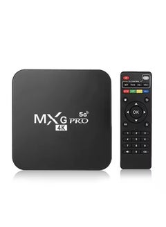 Generic MXG Pro 5G 4K Android TV Box with Remote Control and HDMI Cable ...